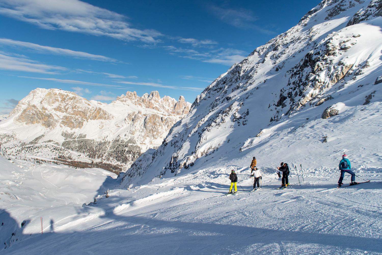 Il percorso con gli sci dall'Alta Badia a Cortina è forse il più bello ...